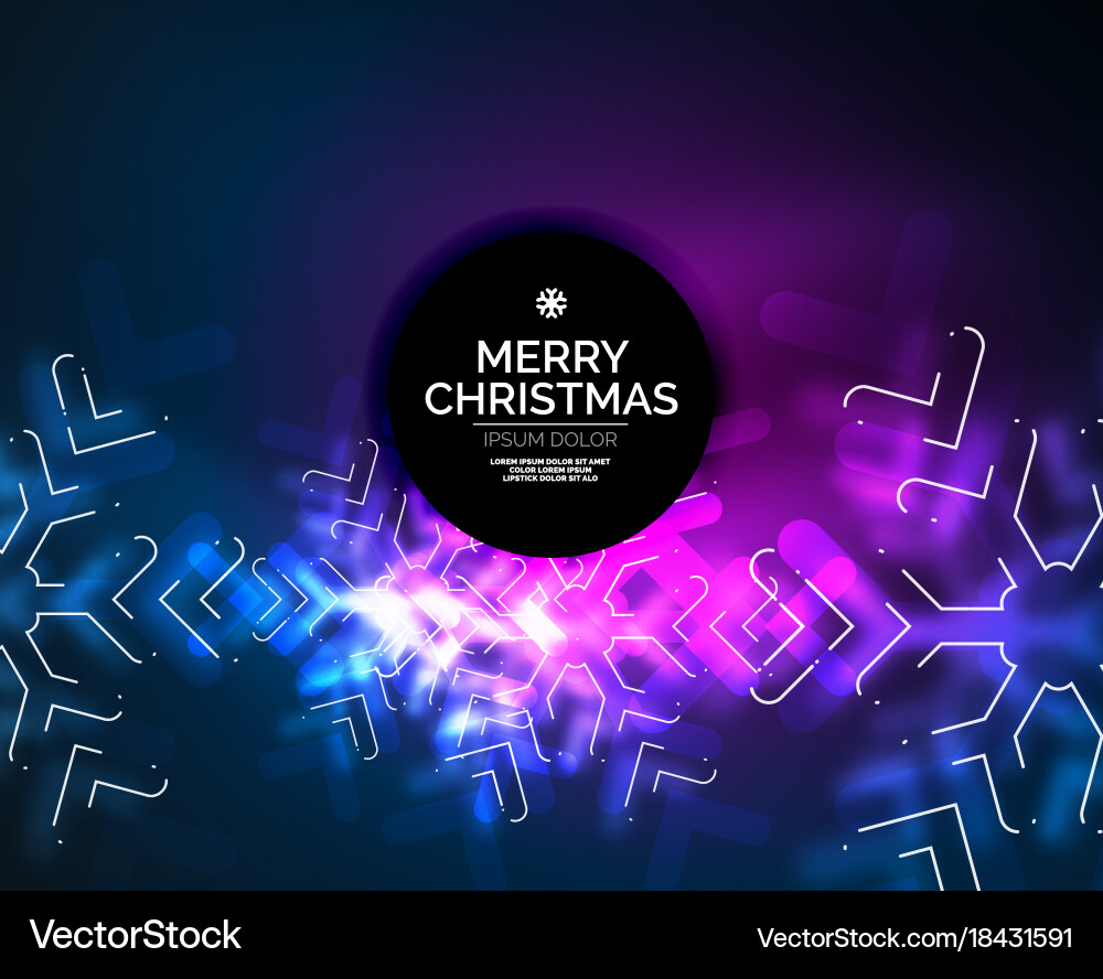 Frozen winter holiday background christmas Vector Image