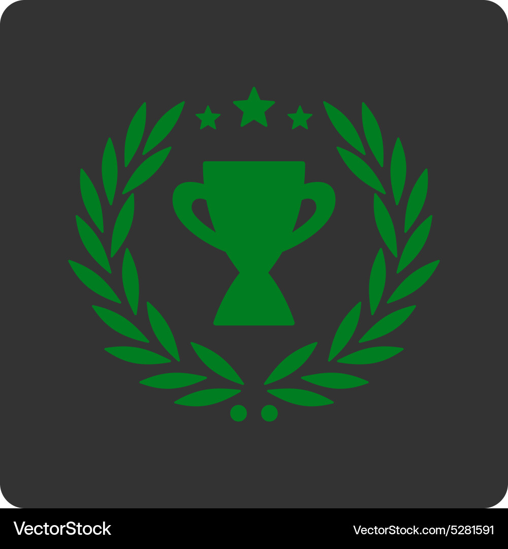 Glory icon from award buttons overcolor set Vector Image