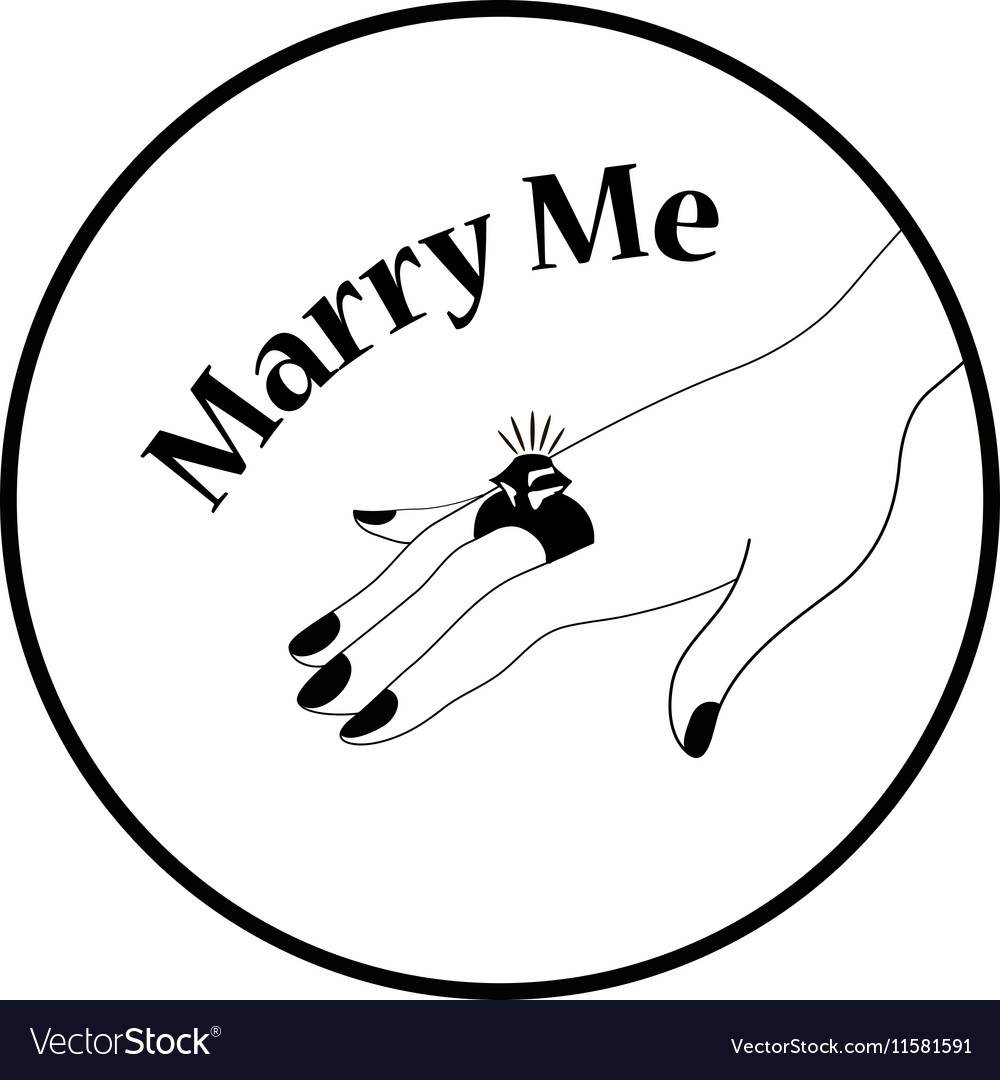 Wedding ring Royalty Free Vector Image - VectorStock