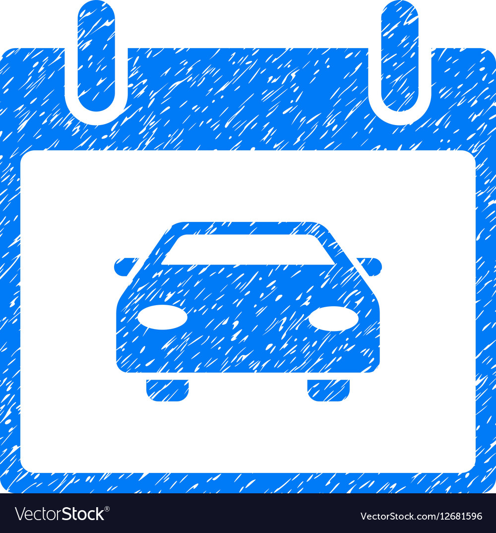 Car Calendar Day Grainy Texture Icon Royalty Free Vector Car Calendar Day Grainy Texture Icon Royalty Free Vector