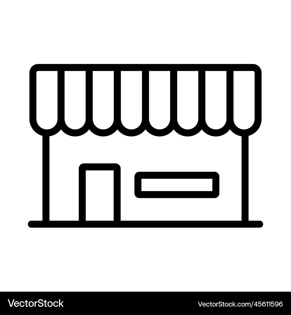 Simple retail icon or shopping retailer Royalty Free Vector