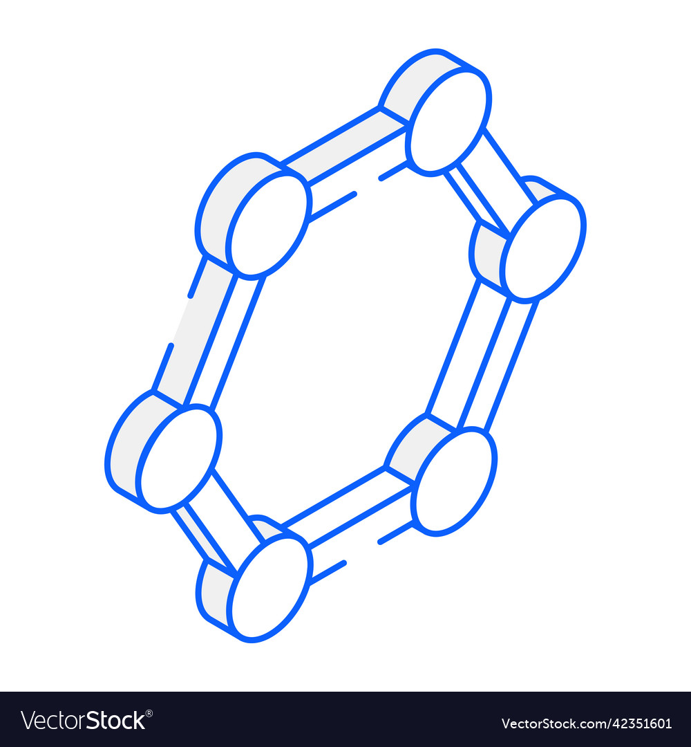 Crystal Lattice Royalty Free Vector Image Vectorstock