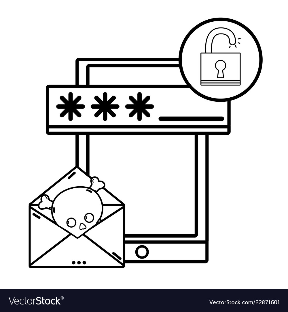 Isolated security system design Royalty Free Vector Image