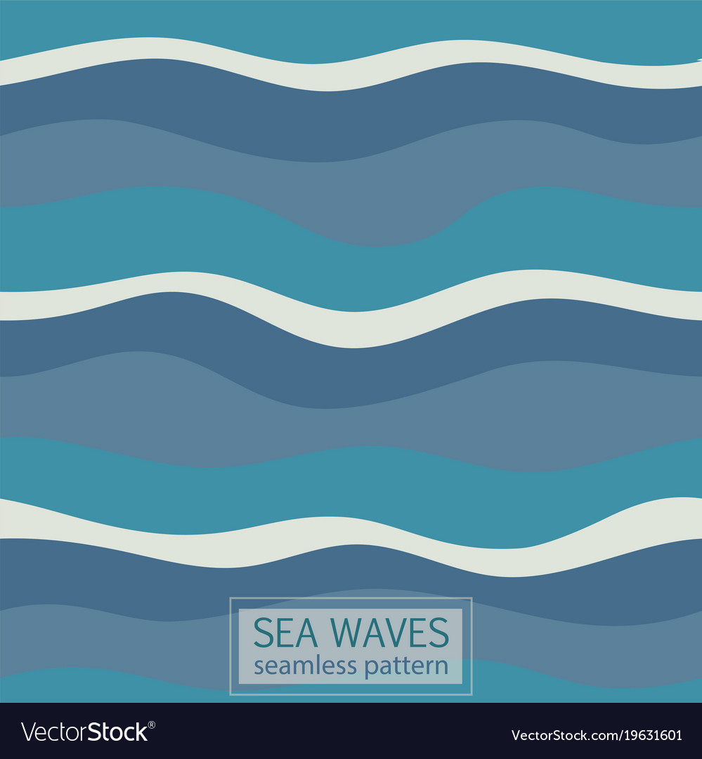 Seamless pattern abstract wave Royalty Free Vector Image