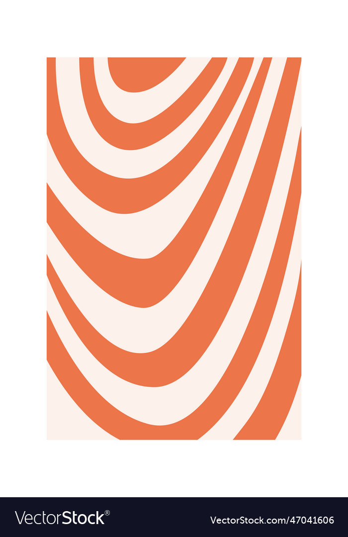 Abstract curved rectangle pattern Royalty Free Vector Image