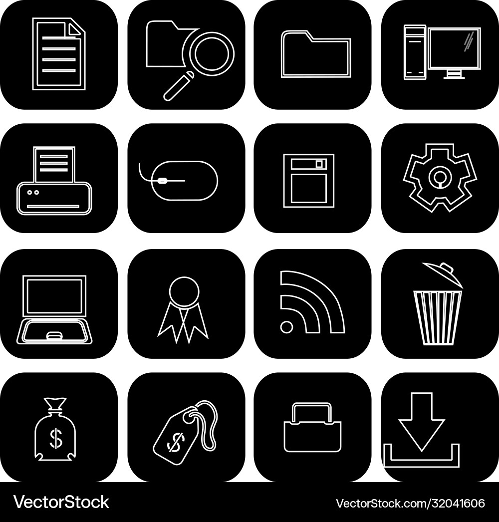 Free Website Icons Black And White