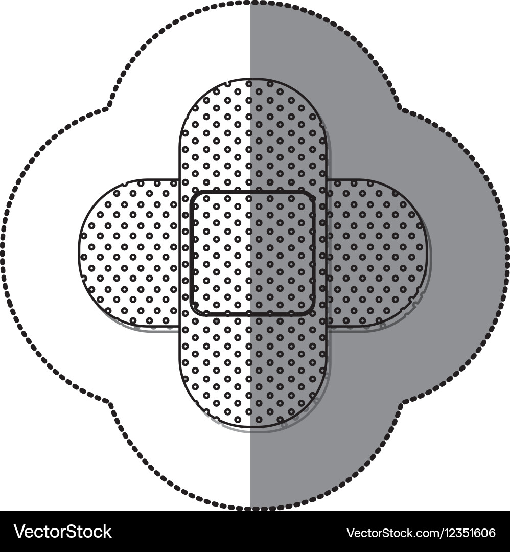 Isolated medical bandage design Royalty Free Vector Image