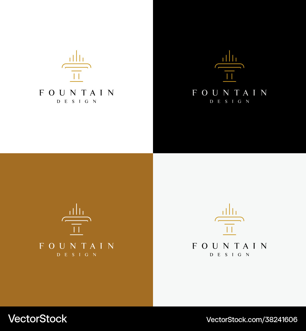 Fountain Logo Design