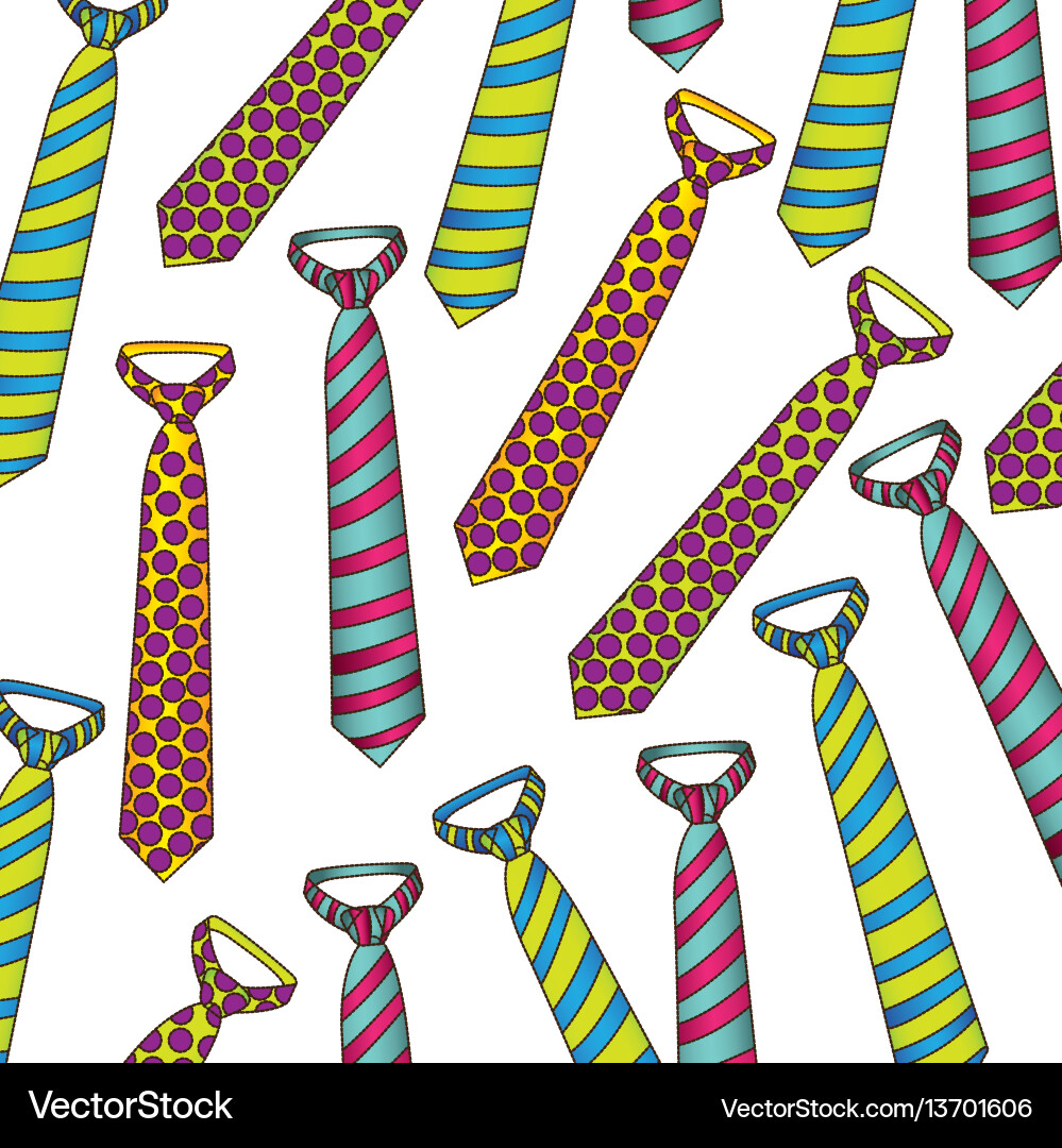 Tie design background icon Royalty Free Vector Image