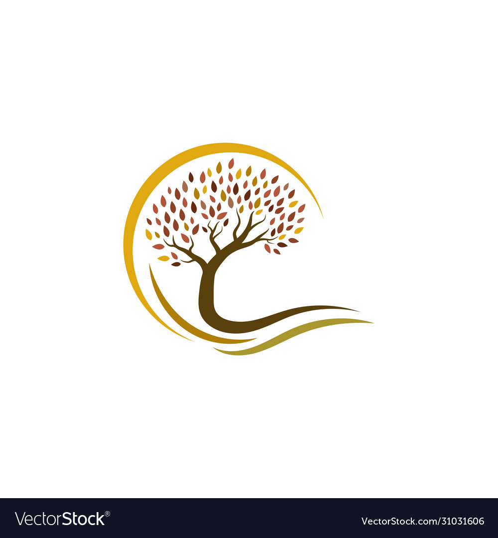 Tree logo template Royalty Free Vector Image - VectorStock