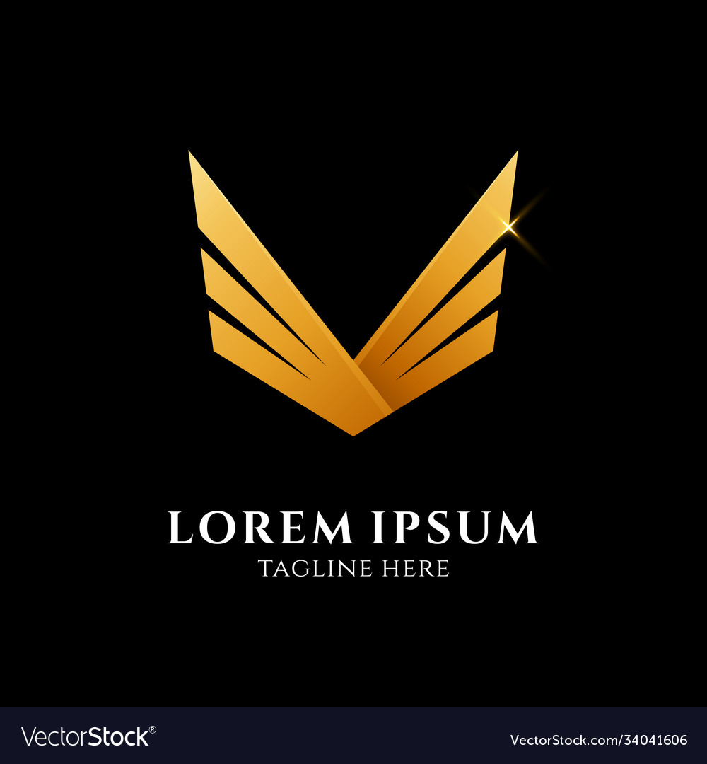 Wing logo Royalty Free Vector Image - VectorStock