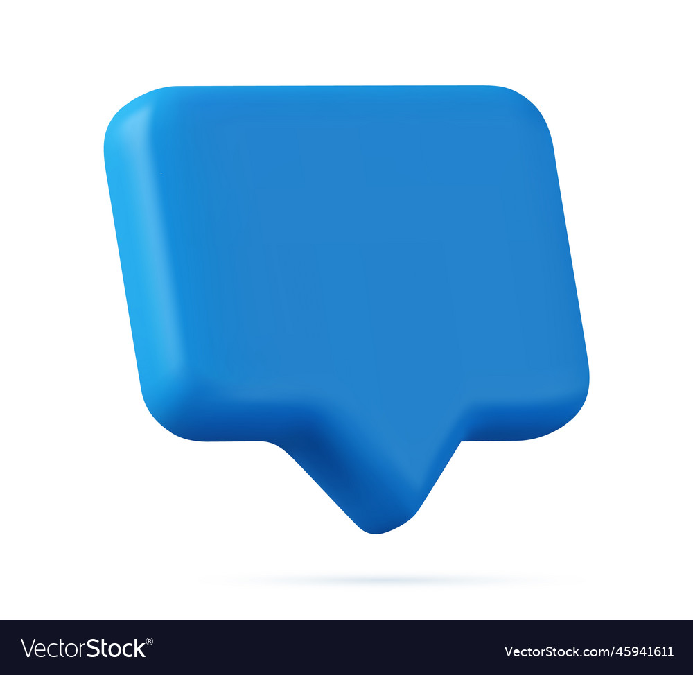 Blank red speech bubble pin Royalty Free Vector Image Blank red speech bubble pin Royalty Free Vector Image