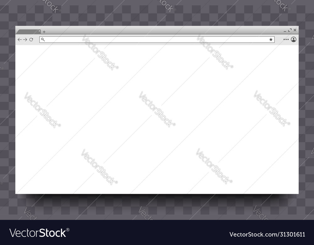 Browser window website page web window Royalty Free Vector