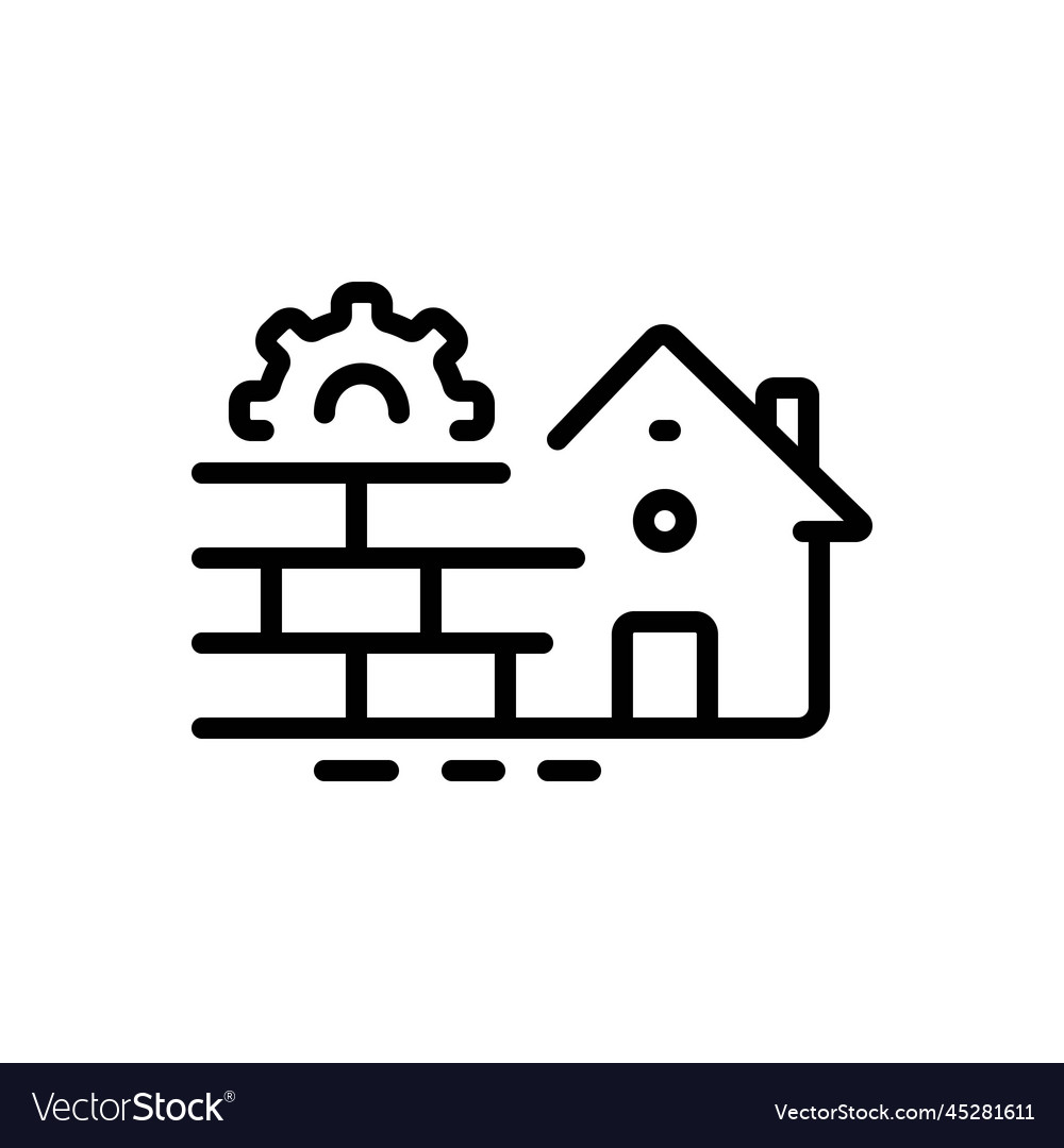 Built Royalty Free Vector Image - VectorStock