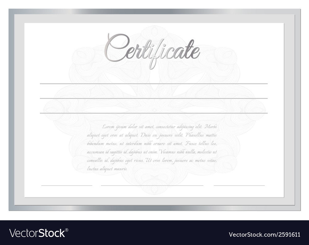 Certificate background Royalty Free Vector Image