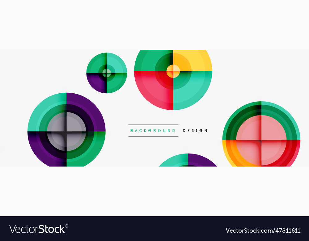 Circle pattern background abstract backgrounds Vector Image