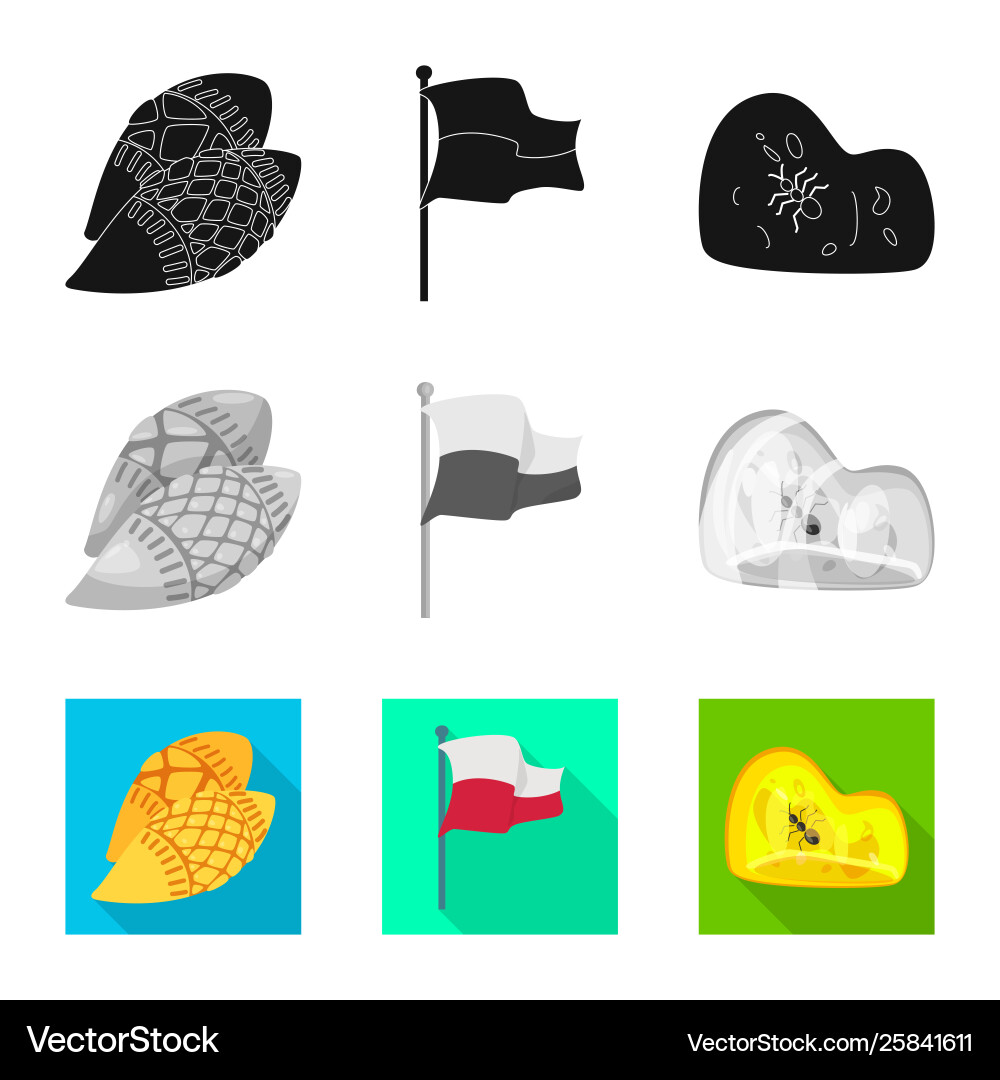 Isolated object traditional and tour symbol Vector Image