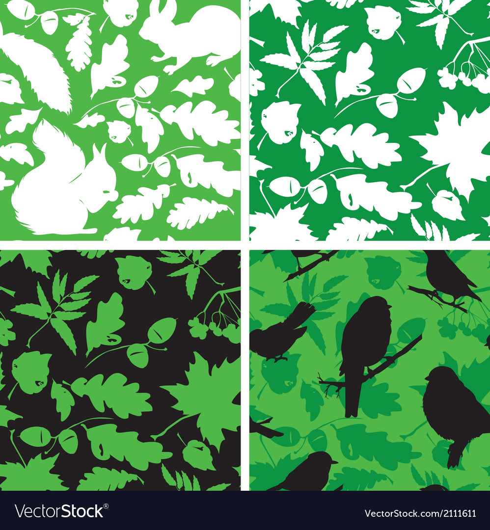 Nature pattern Royalty Free Vector Image - VectorStock
