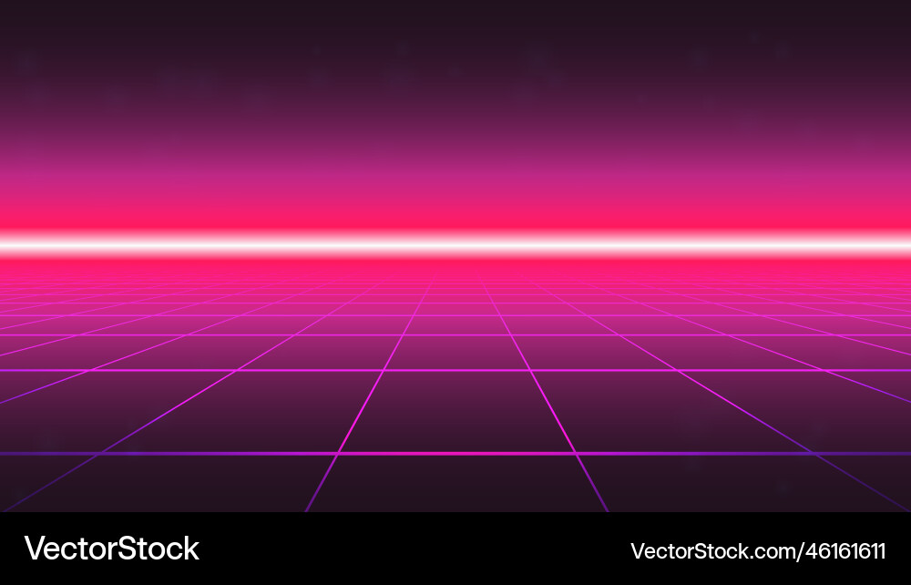 Retro futuristic abstract background pink Vector Image
