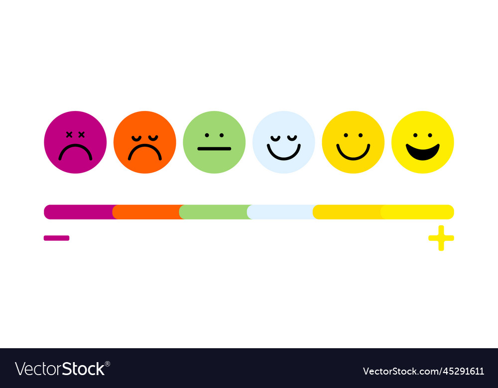 Set of emoji colored flat icons Royalty Free Vector Image