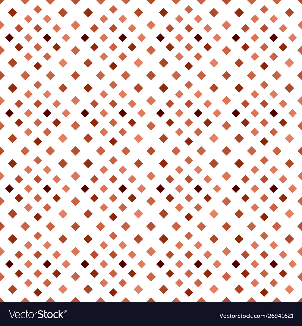 Abstract seamless brown square pattern background Vector Image