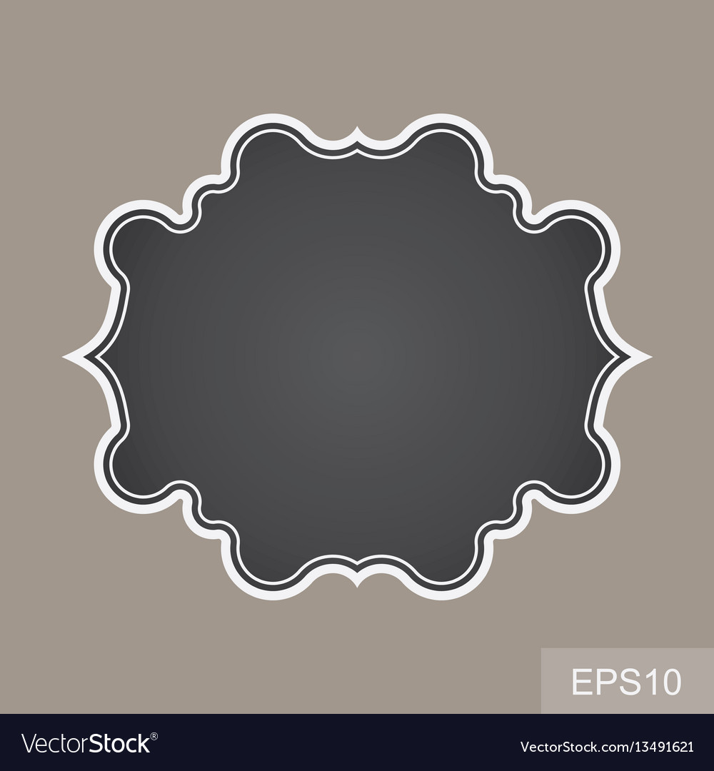 Blank vintage frames Royalty Free Vector Image