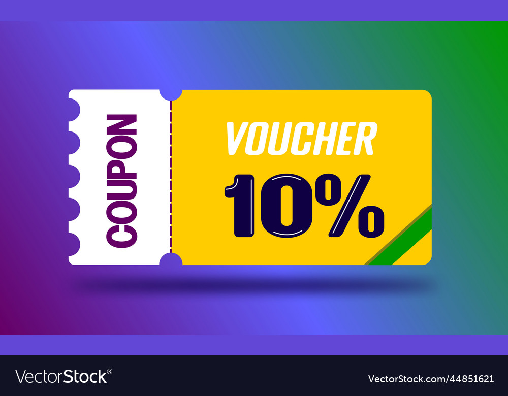 Coupon1 Royalty Free Vector Image - VectorStock