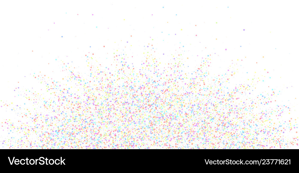 Festive confetti celebration stars colorful star Vector Image