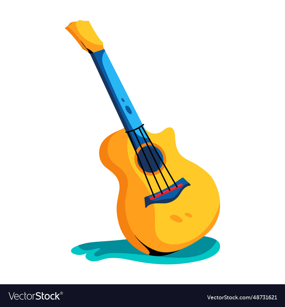 Guitar Royalty Free Vector Image - VectorStock Guitar Royalty Free Vector Image - VectorStock