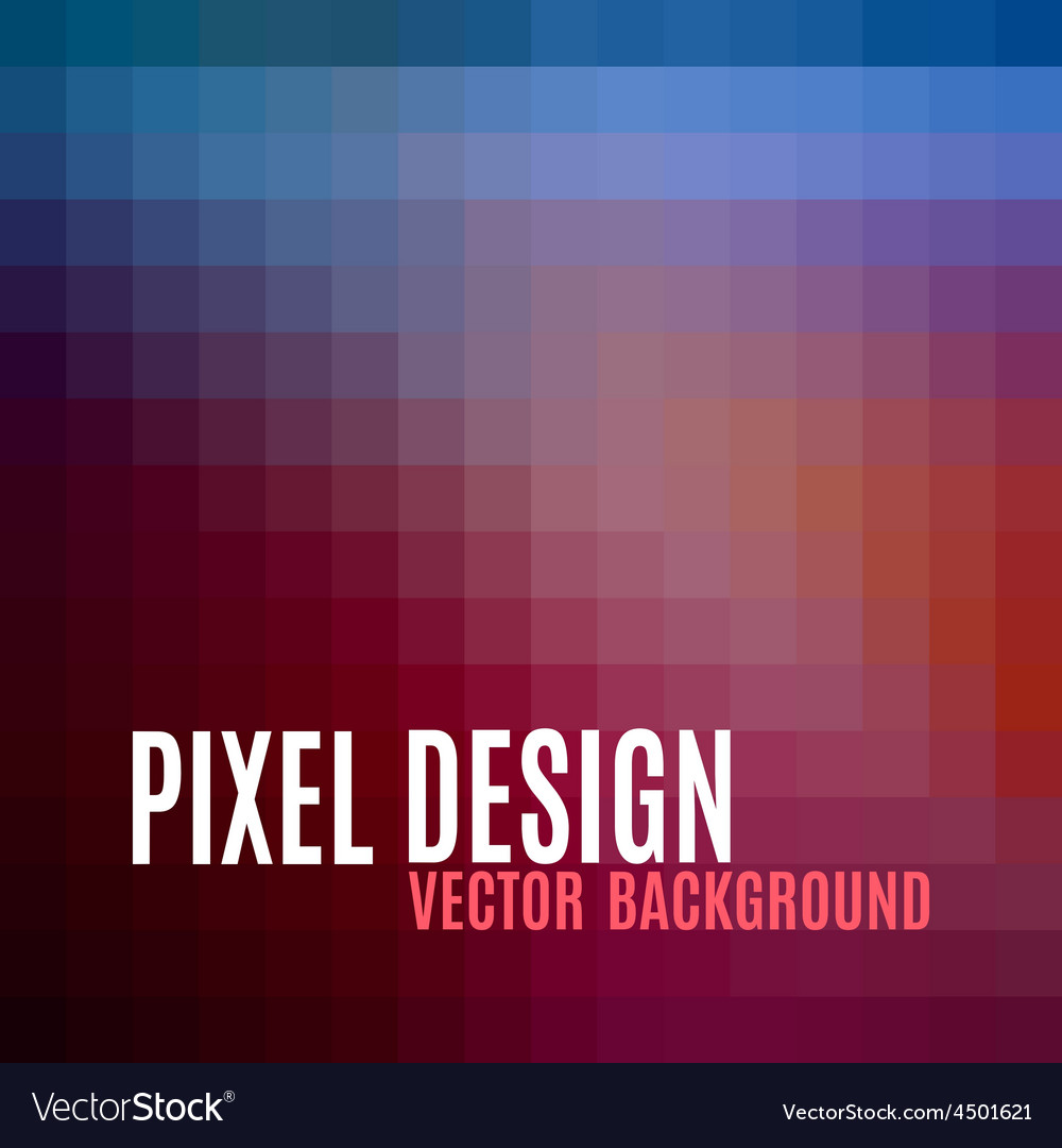 Pixel background Royalty Free Vector Image - VectorStock