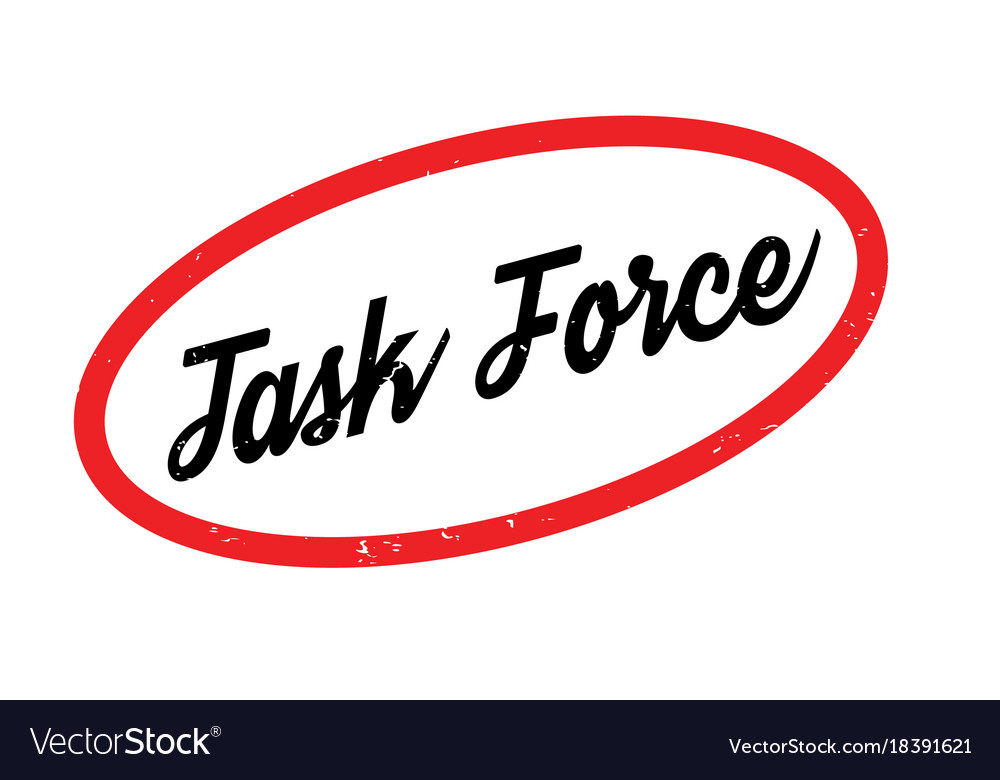 Task force rubber stamp Royalty Free Vector Image