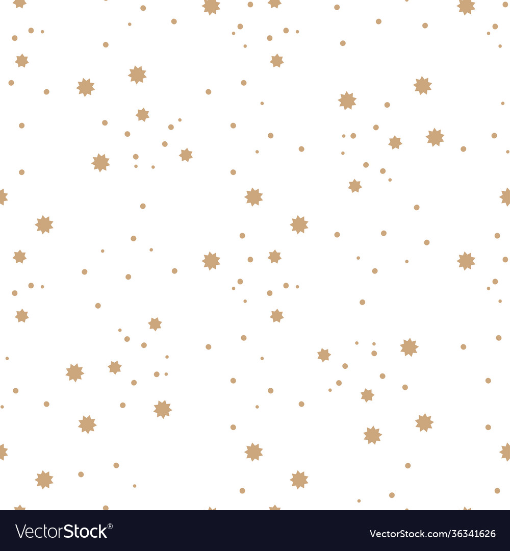 Celestial star seamless pattern Royalty Free Vector Image