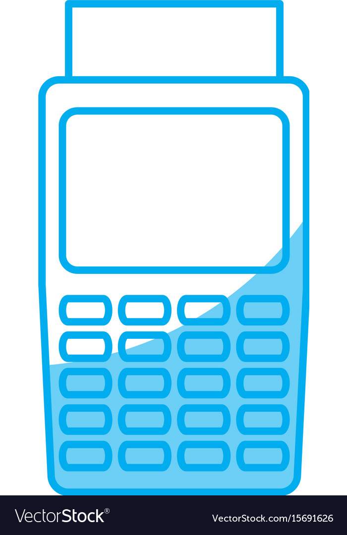 Dataphone device icon Royalty Free Vector Image
