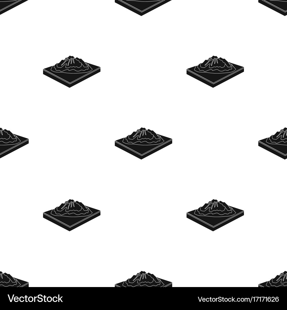 Mountains rocks and landscape relief Royalty Free Vector