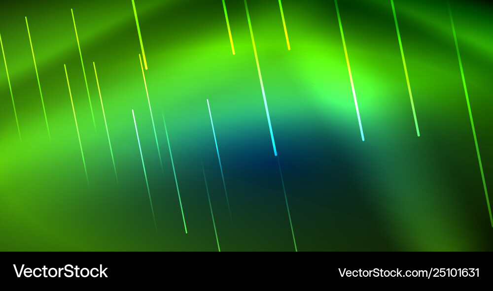 Neon glowing techno lines blue hi-tech futuristic Vector Image
