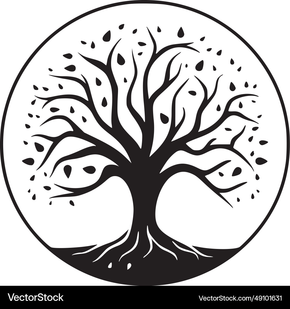 Tree - high quality logo ideal for t-shirt Vector Image