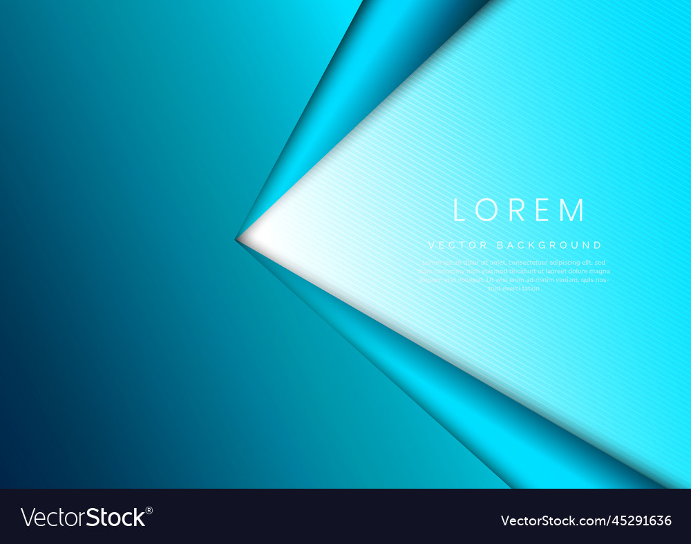Abstract triangles blue gradient overlap layer Vector Image