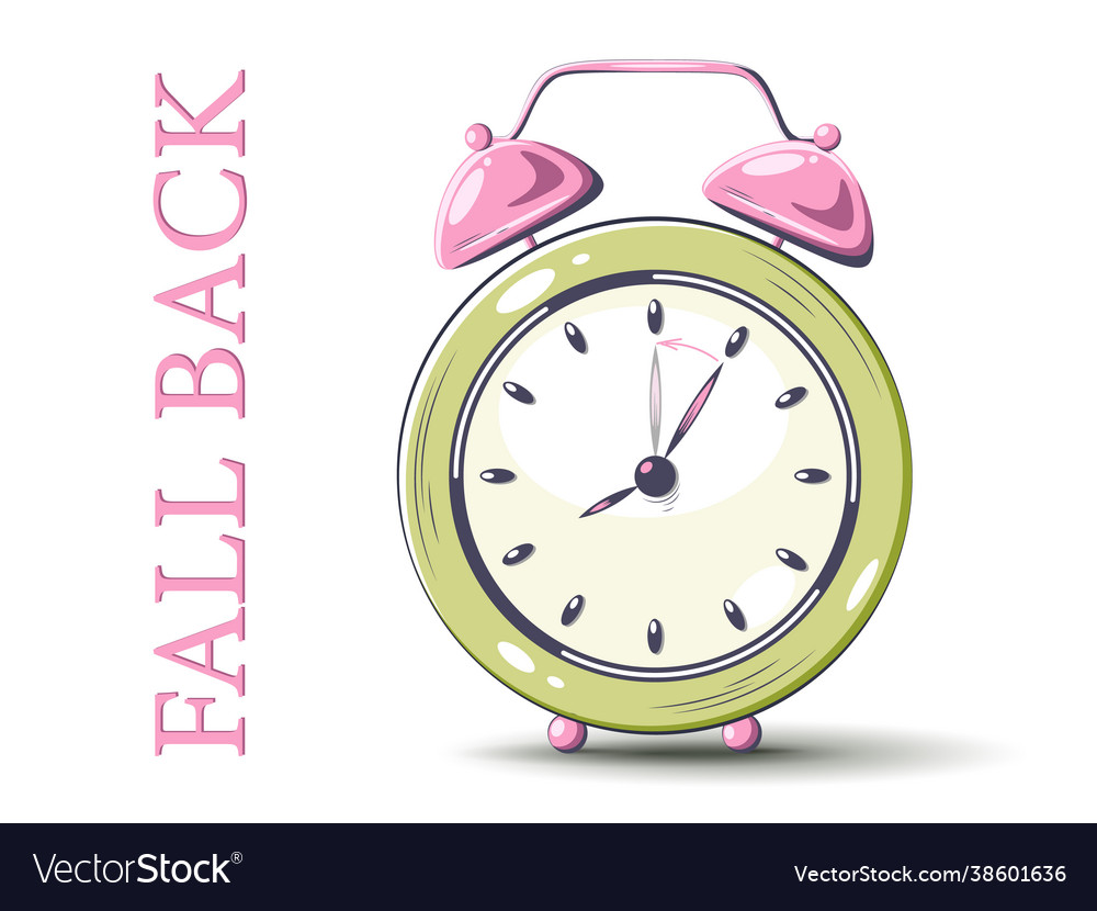 Daylight saving time Royalty Free Vector Image
