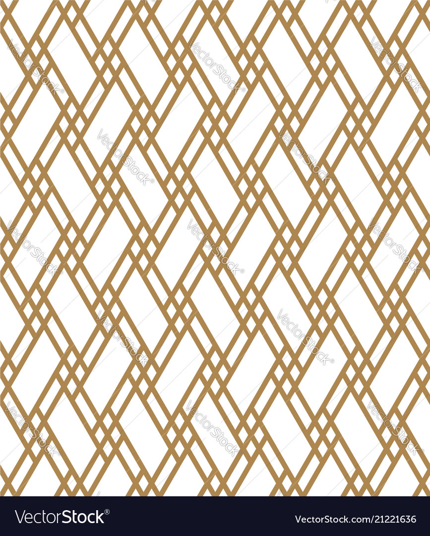 Seamless Pattern Kumiko Royalty Free Vector Image