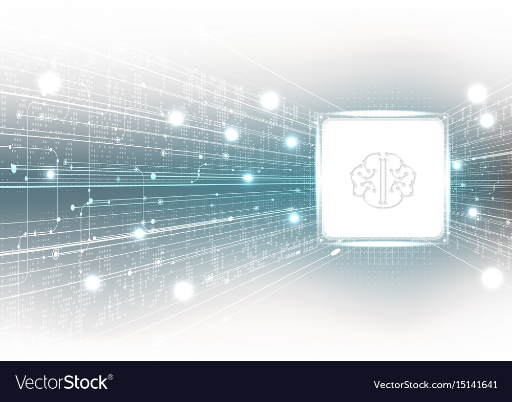 Background abstract technology communication data Vector Image
