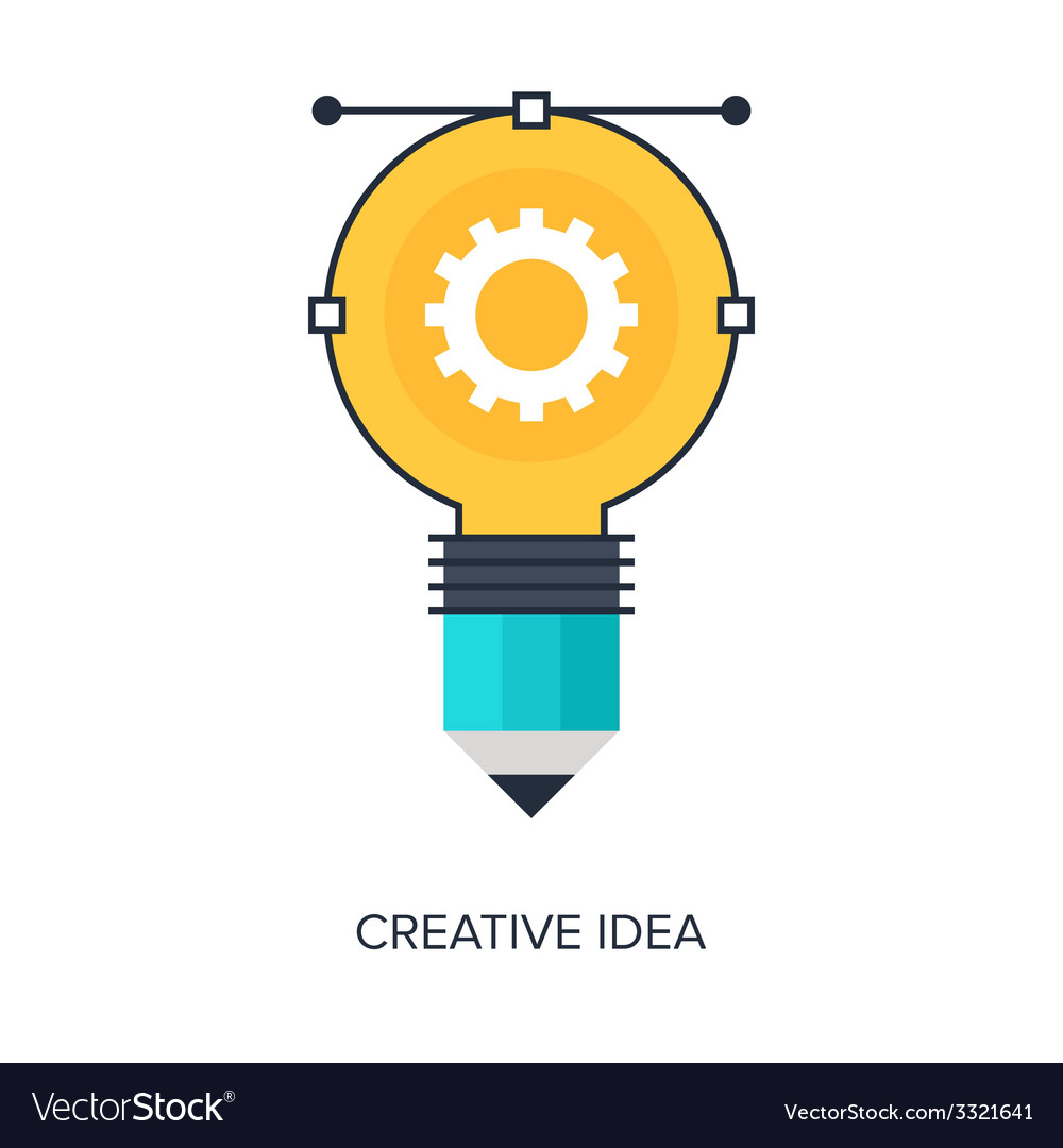 Creative idea Royalty Free Vector Image - VectorStock