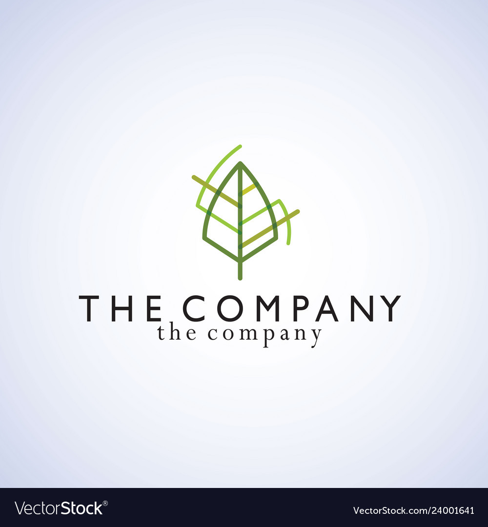Leaf logo Royalty Free Vector Image - VectorStock