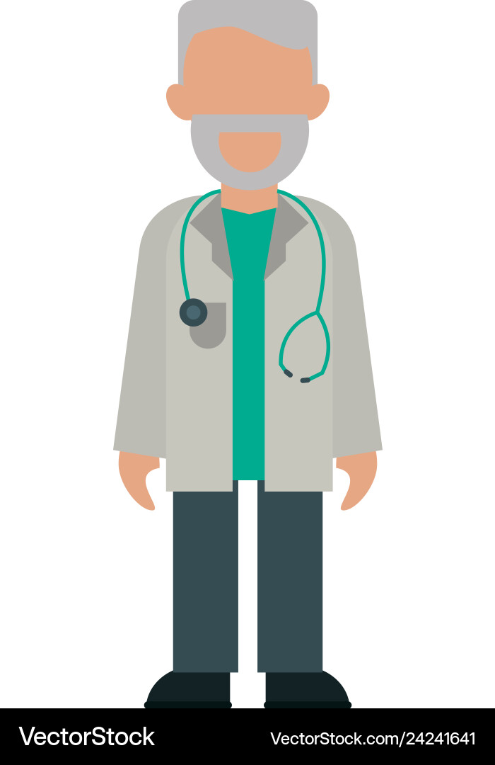 Medical avatar cartoon Royalty Free Vector Image
