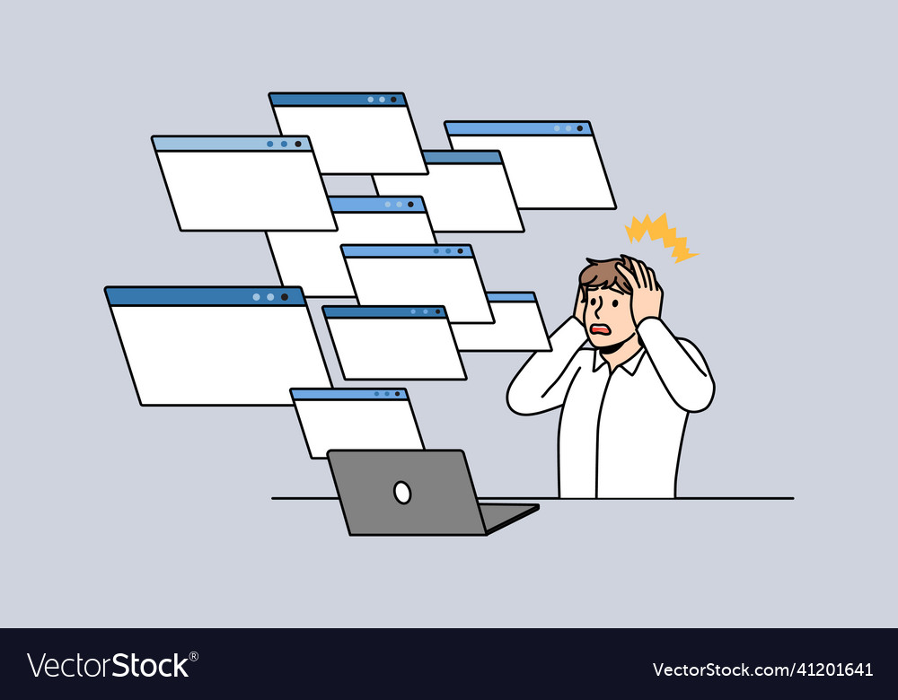 Technical problem and error concept Royalty Free Vector