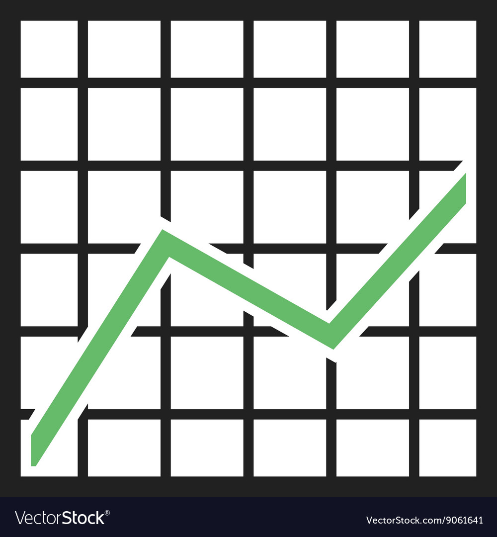 Trend chart Royalty Free Vector Image - VectorStock