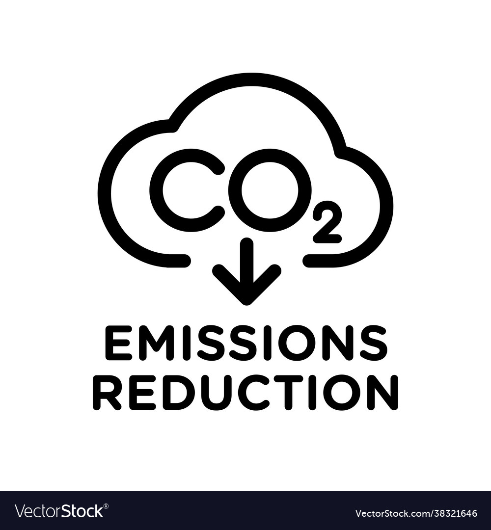 Co2 carbon emissions concept icon badge Royalty Free Vector Co2 carbon emissions concept icon badge Royalty Free Vector