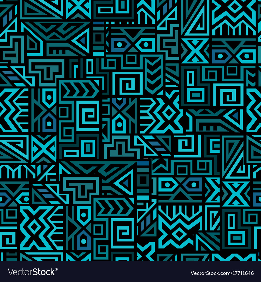 Creative seamless pattern Royalty Free Vector Image