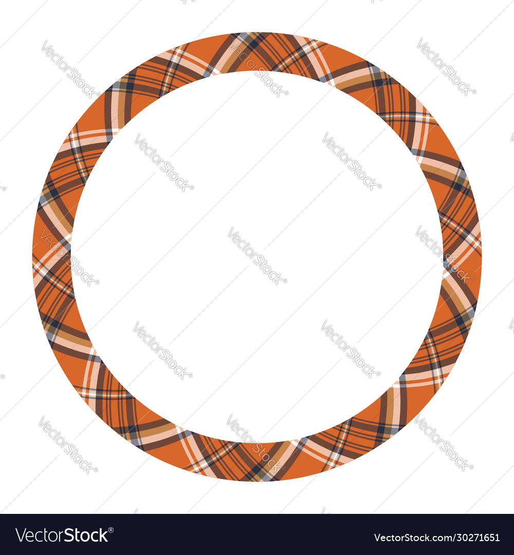 Circle borders and frames round border pattern Vector Image