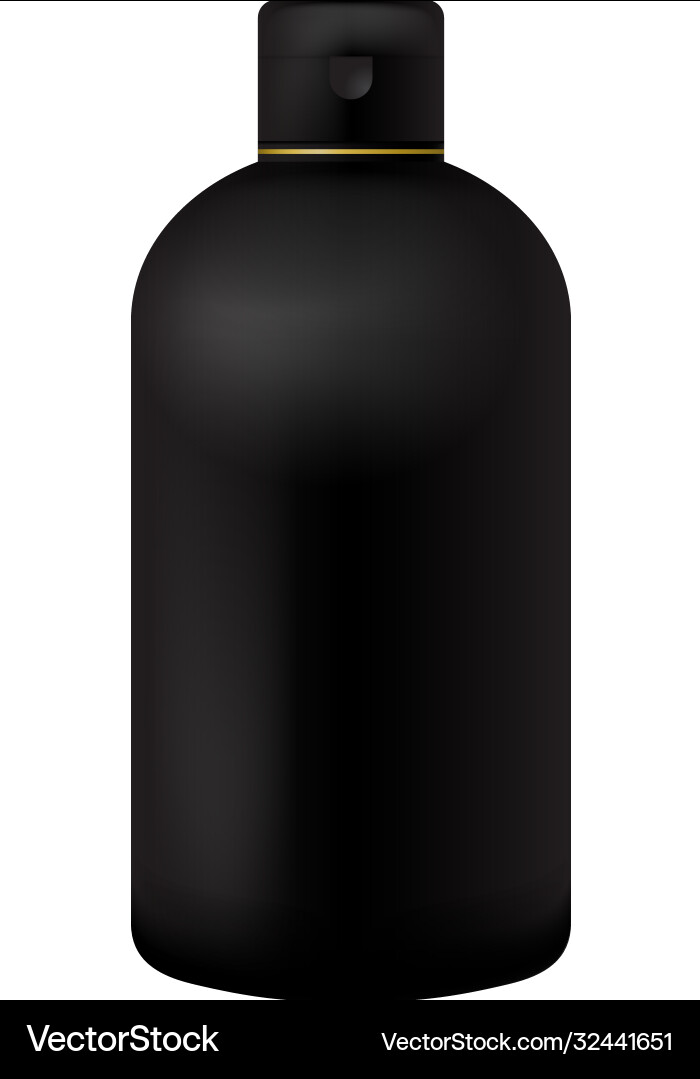 Packaging black beauty products cosmetics Vector Image