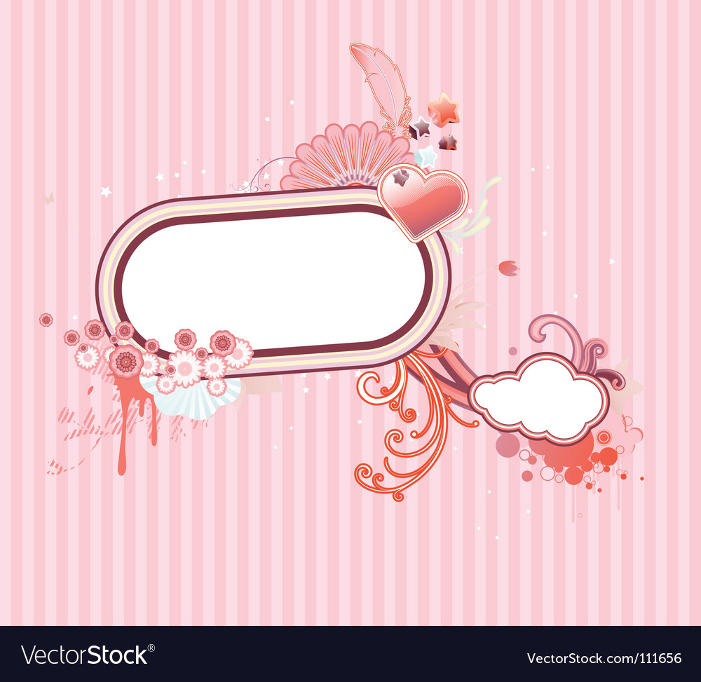 Funky frame Royalty Free Vector Image - VectorStock